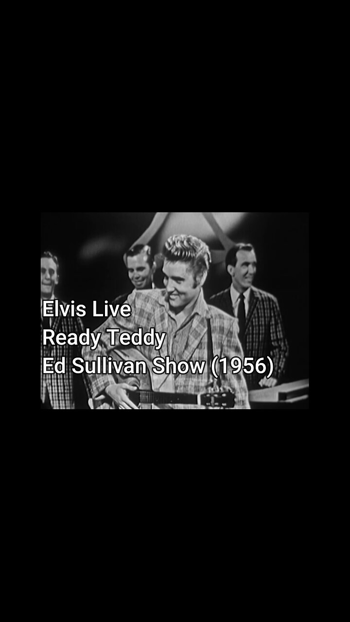 Elvis Presley LIVE ~ Ready Teddy (1958) ~ Portrait Format