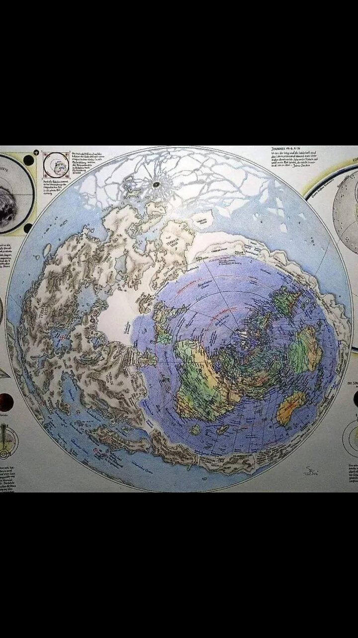 German flat Earth map