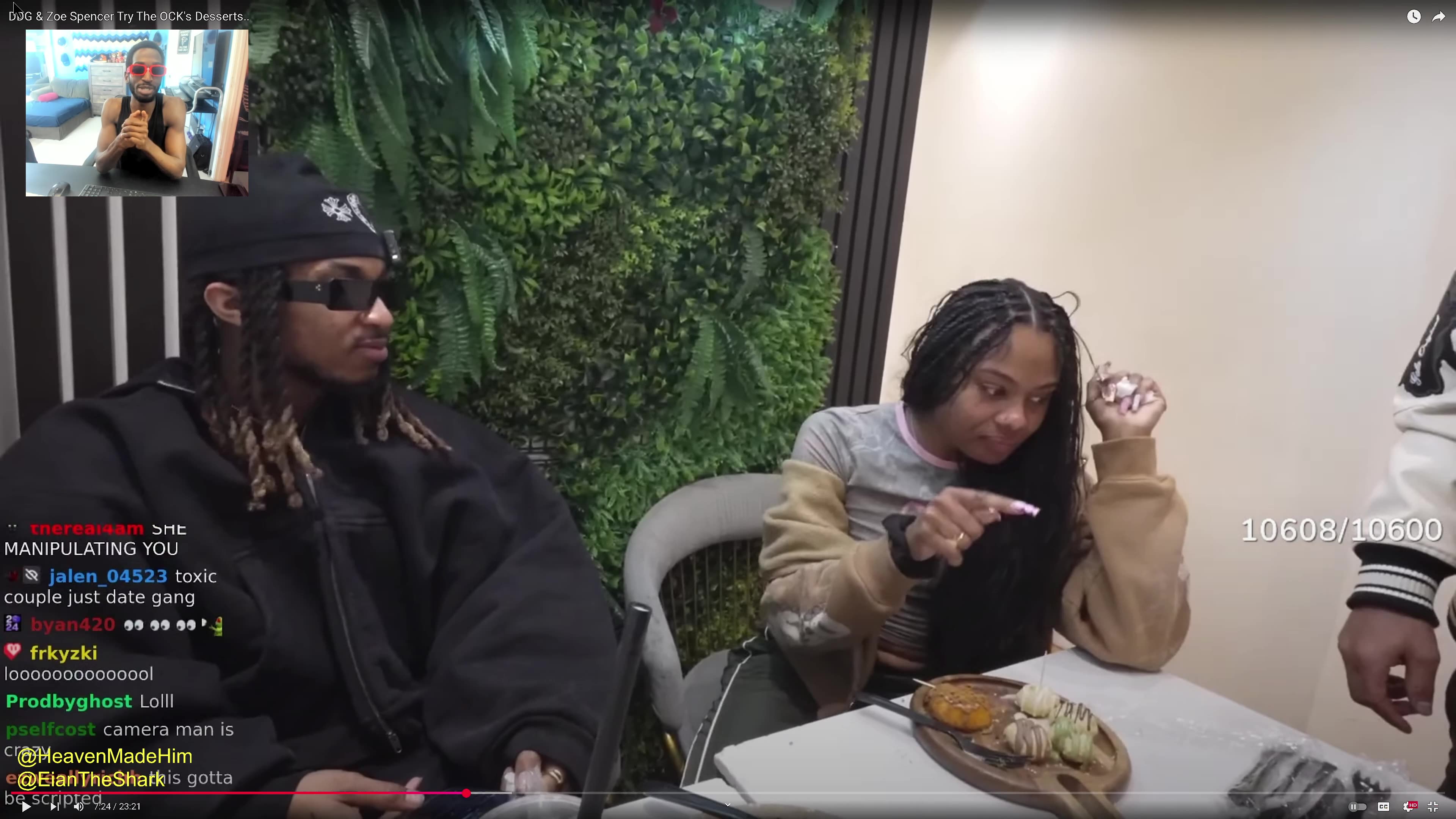 DDG & Zoe Spencer Try The OCK's Desserts REACTION