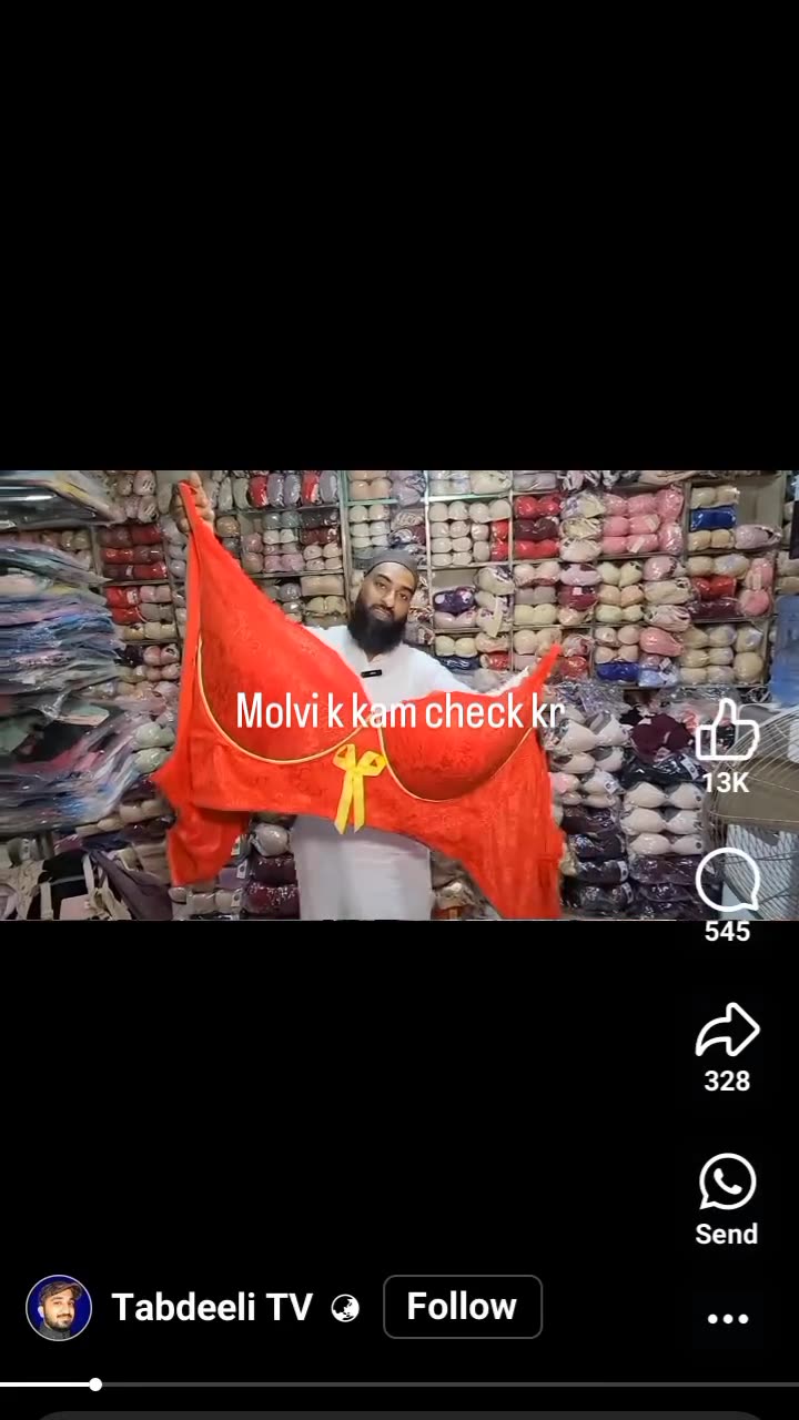 Shocking Video: Muslim Molvi Cleric Appears to Display Lingerie - What ...