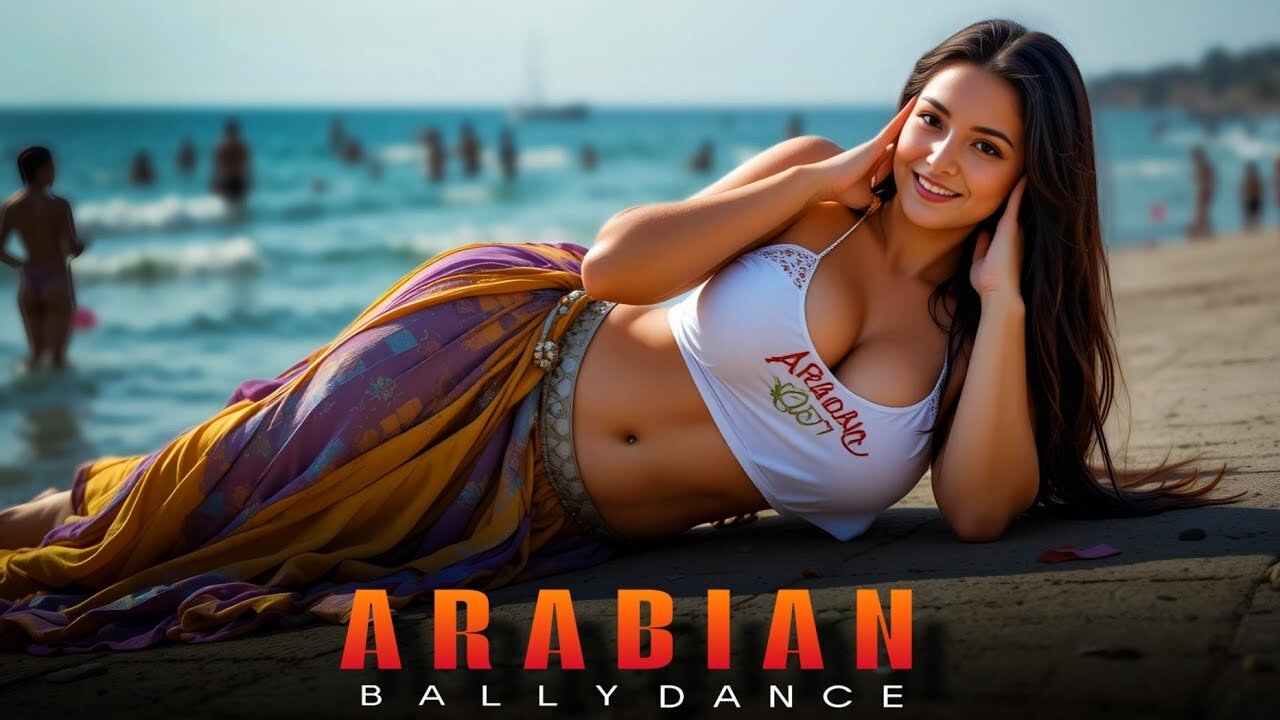 Habibi Ya Leil🌙(حبيبي يا ليل)–Arabic Belly Dance Music With a Arabian Girl Fusion Song 💃🎶