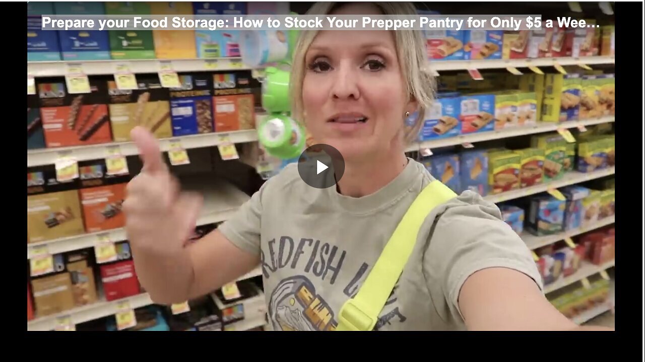 "Stock Your Prepper Pantry for Only $5: A Guide to Affordable Food Storage"