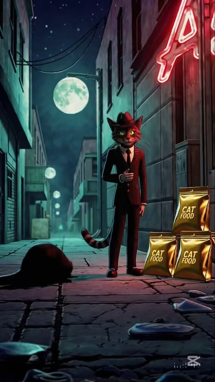 Mafia Cat #2 – “The Kibble Deal #nostalgia #80smusic #music #MafiaCat #AIcat #CatUniverse #Meow