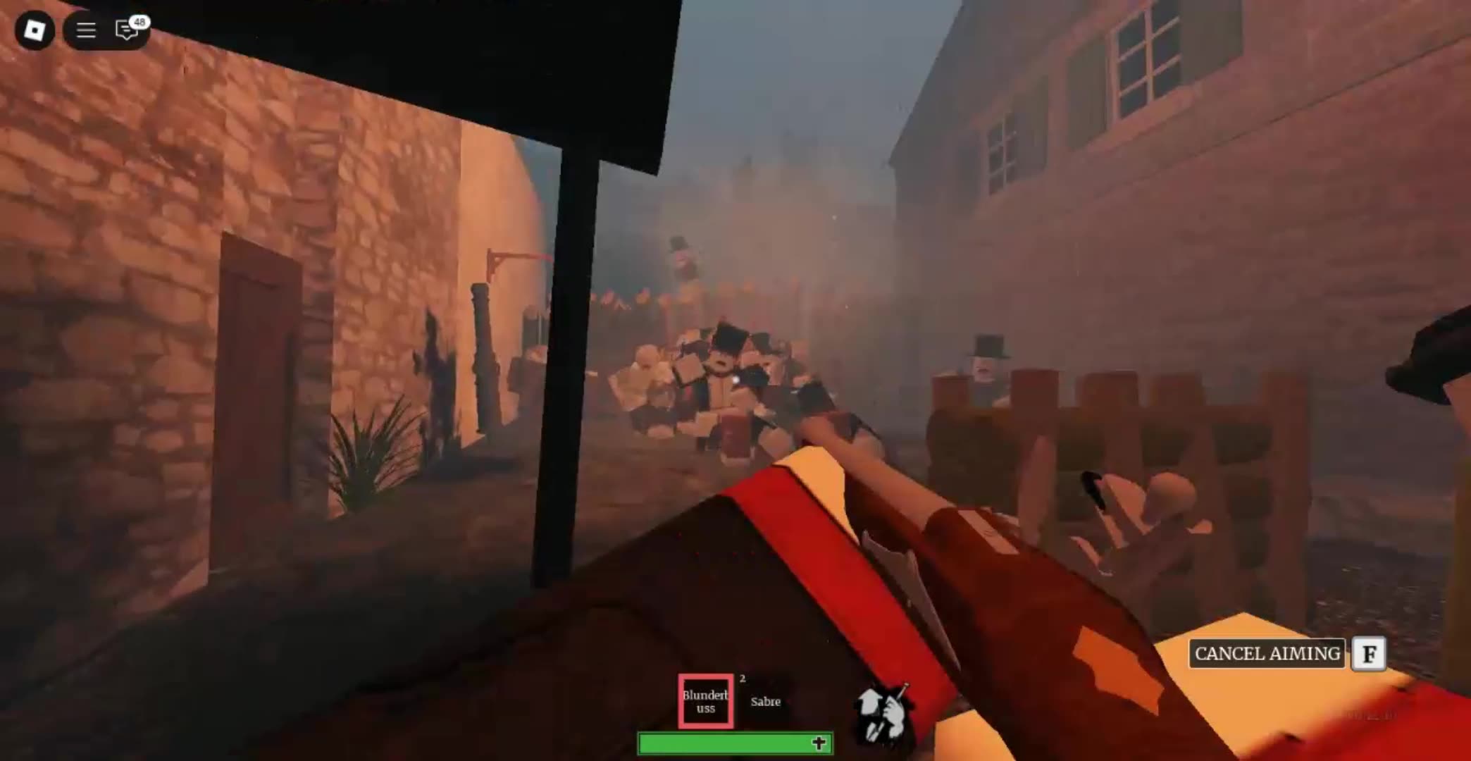 Guts and Blackpowder BUT blunderbuss only (Roblox)