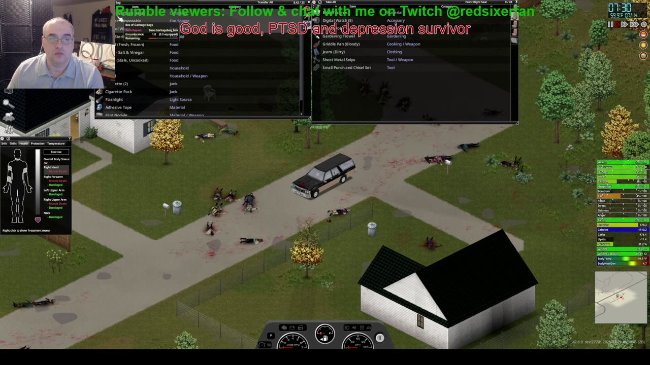 Project Zomboid-Running out of food!!!