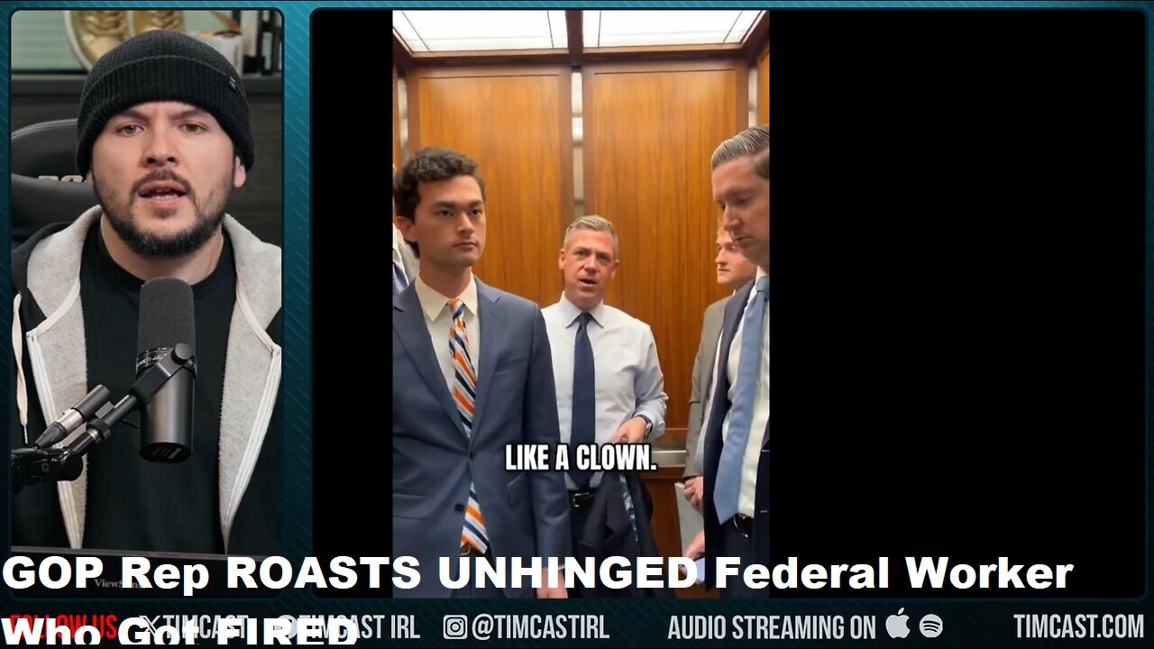 "GOP Rep ROASTS UNHINGED Federal Worker Who Got FIRED, Says HES A CLOWN ...