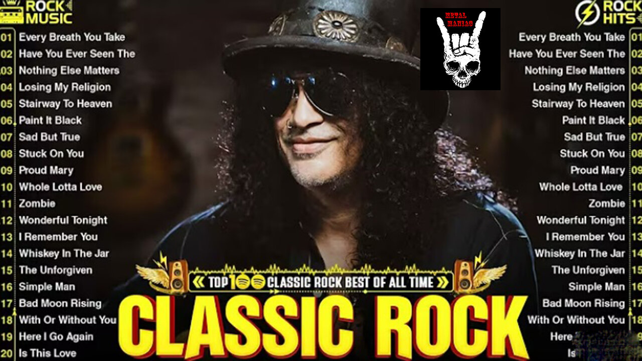 Top 100 Classic Hard Rock Songs Of All Time - Metallica, Bon Jovi ...