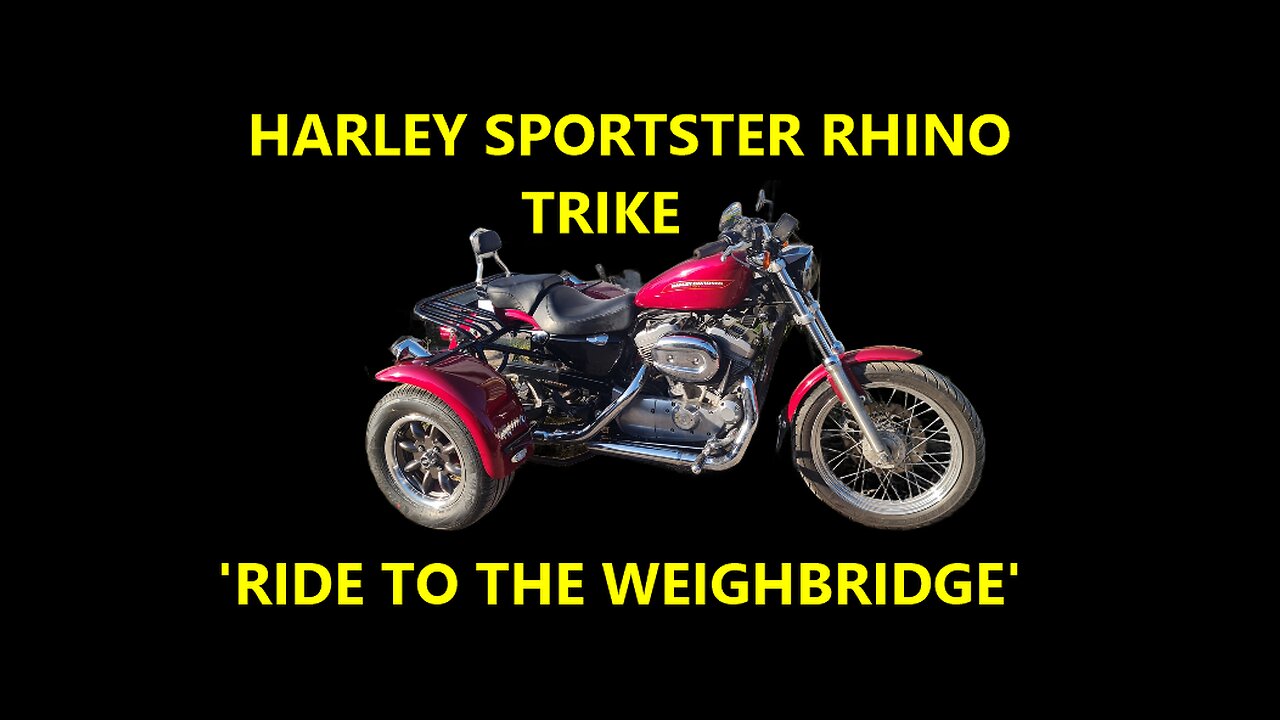 Rhino Harley Sportster 883 Trike First ride