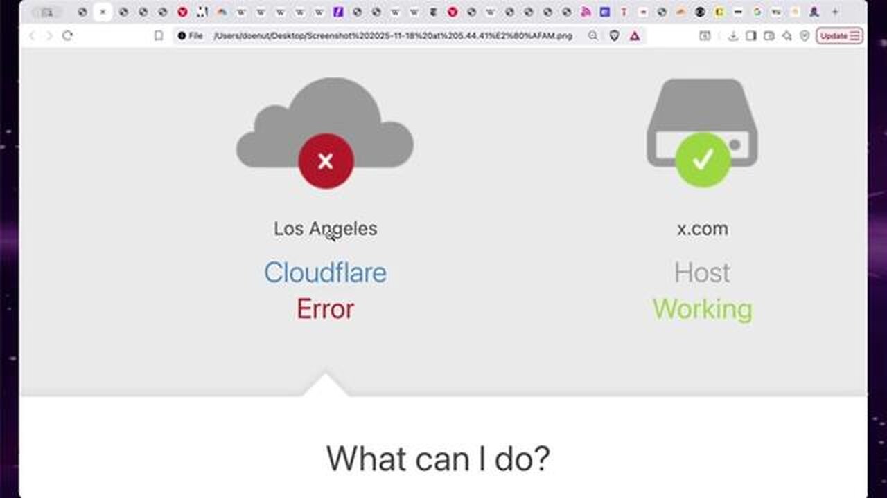 Massive Internet Cloudfare Outage Nov 18th - 322 Ritual Begins