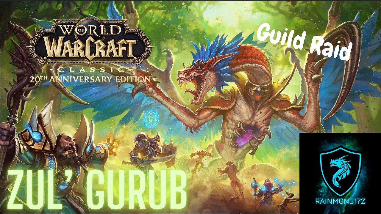 Zul' Gurub Raid with Guild!! World of Warcraft Classic