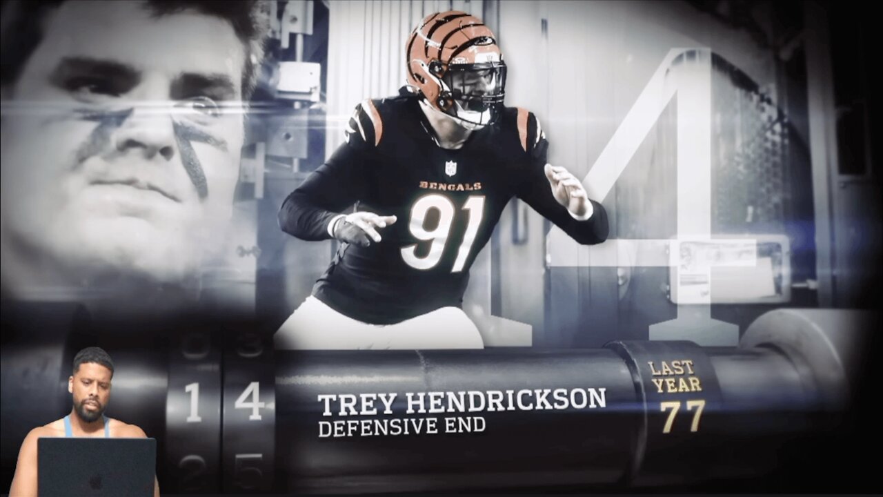 CHANNALADRIANTV Reacts | 14: Trey Hendrickson (DE, Bengals) | Top 100 ...