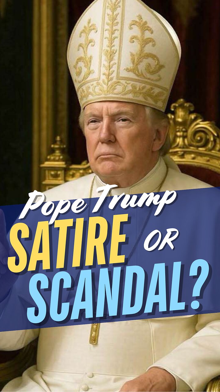 Pope Trump Satire or Scandal