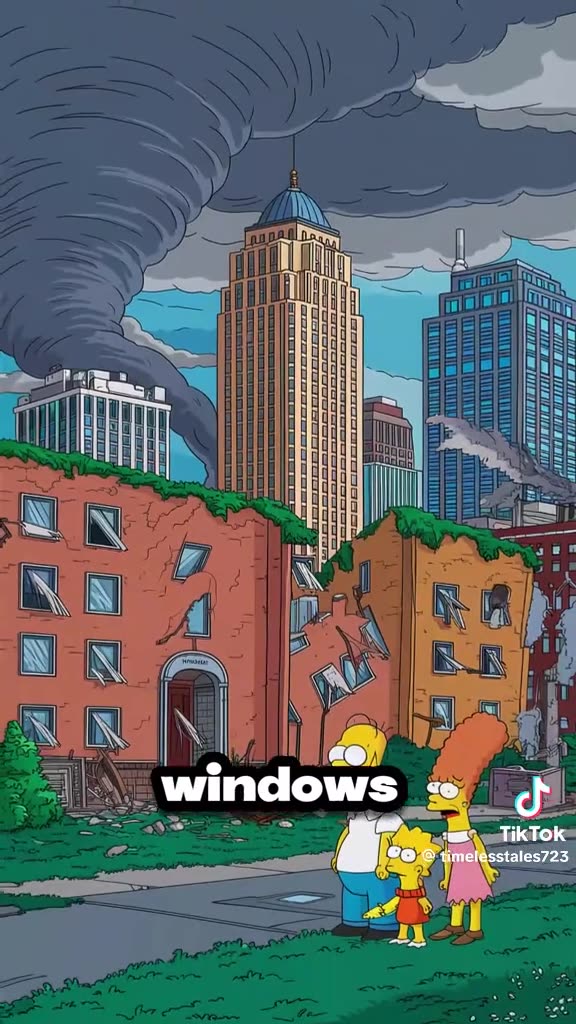 SIMPSONS PREDICT A HUGE TORNADO OUTBREAK IN THE UNITED STATES