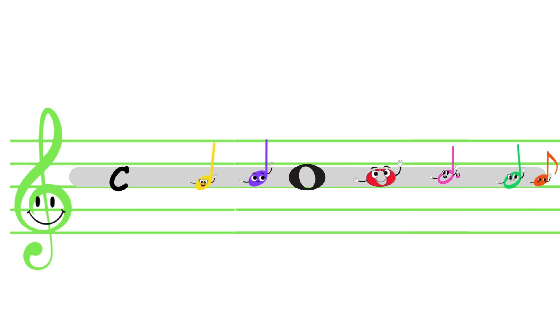 Let's Leran Music Notes in Treble Clef! - Fun Music Lesson