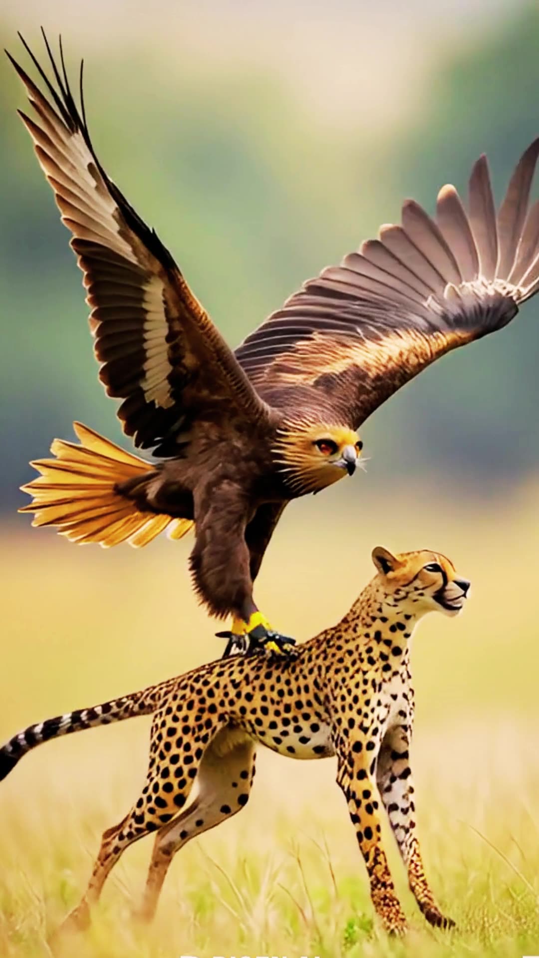 Eagle Captures FAST Running Cheetah in Mid Air and Flies to Nest? #cute ...