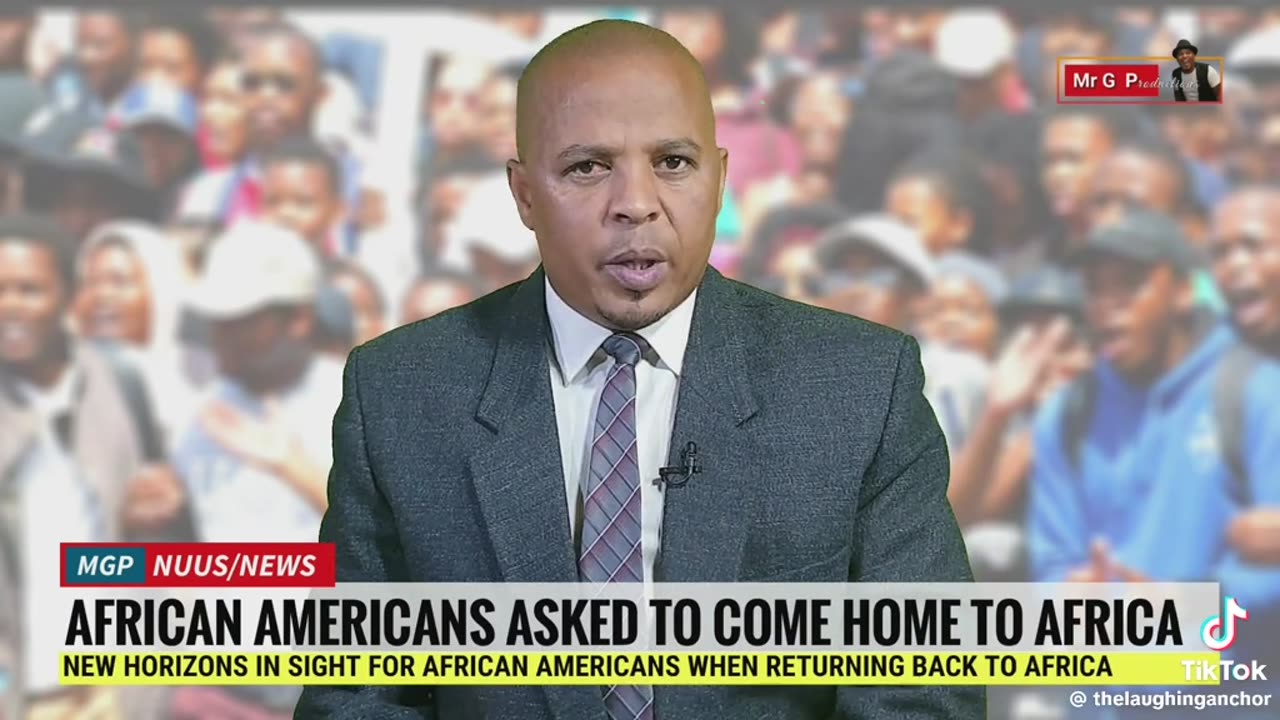 AFRICAN AMERICANS ASKED TO COME HOME TO AFRICA