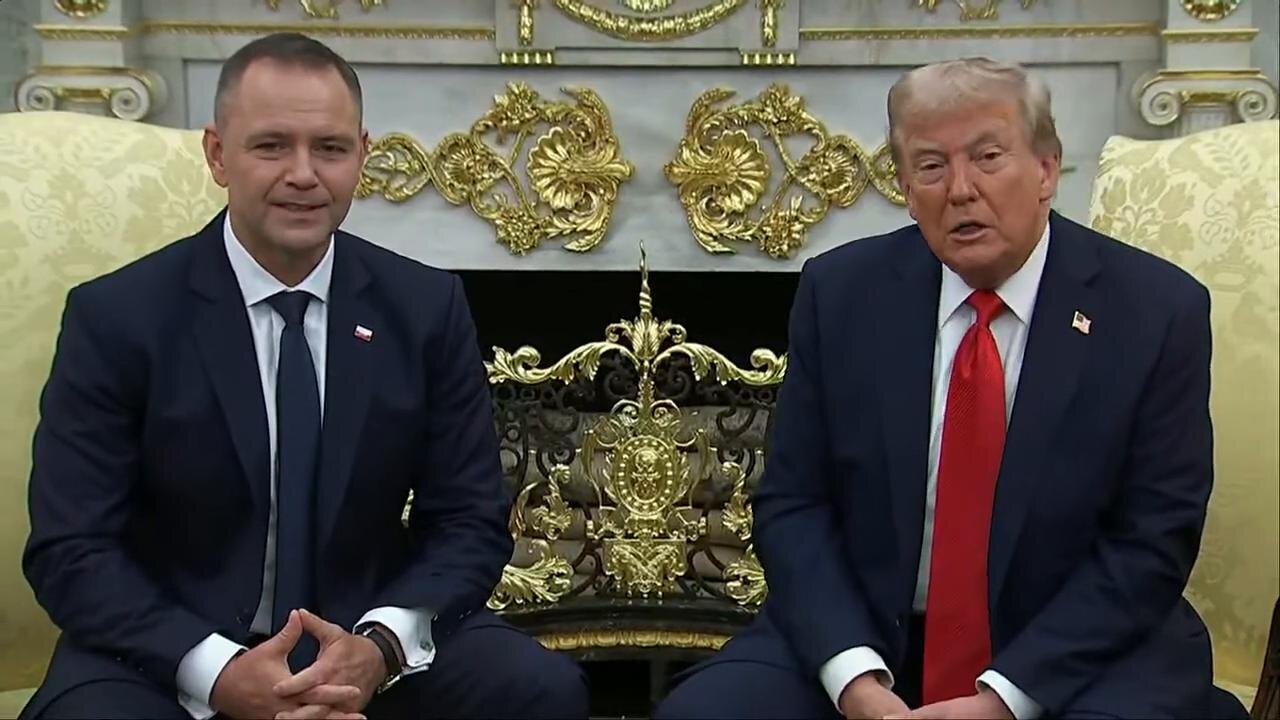 President Donald Trump meets with President of the Republic of Poland ...