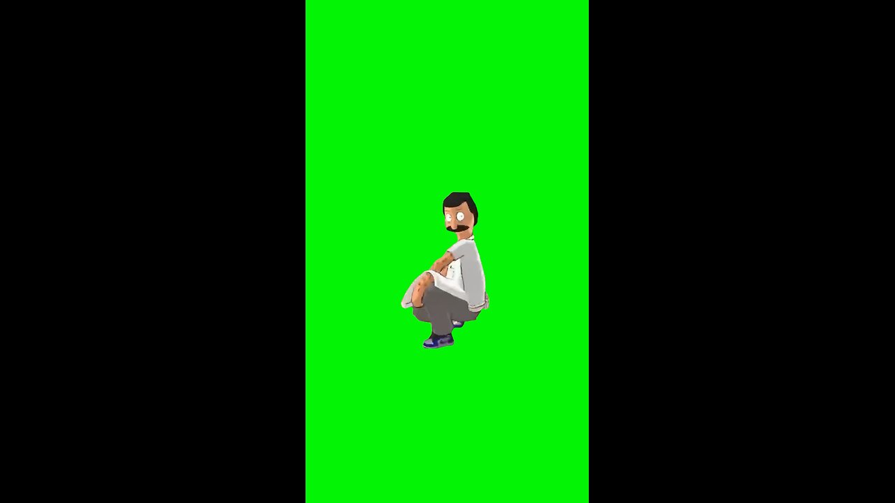 Bob Belcher Dancing to 7 Rings | Green Screen #bobbelcher #bobsburgers ...