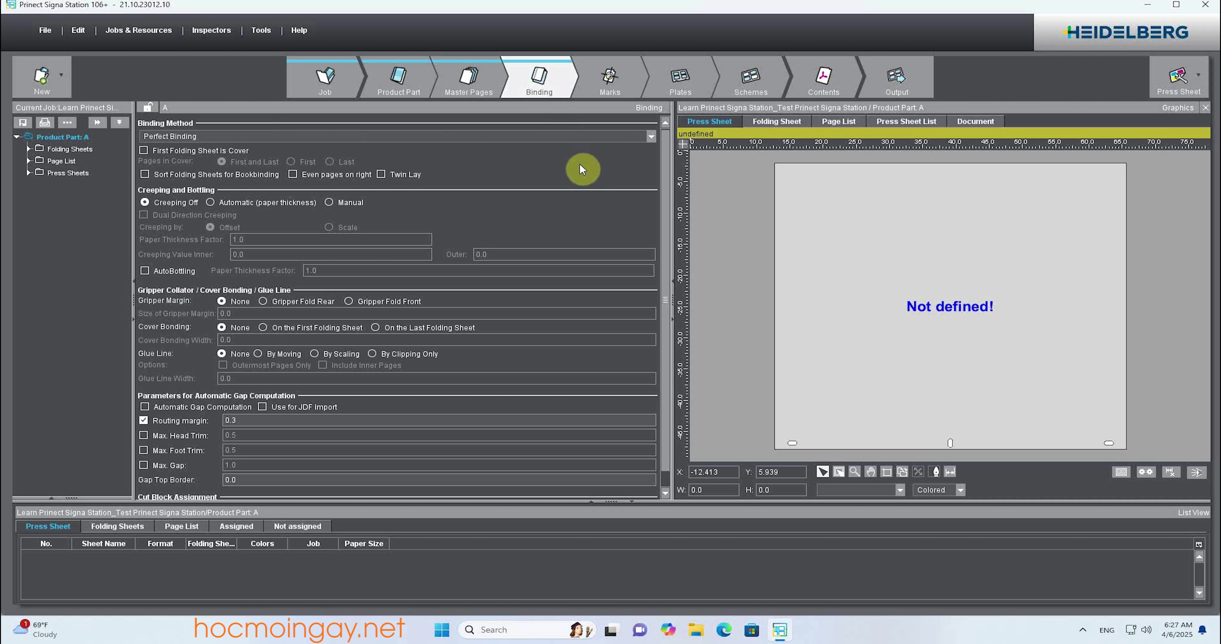 Sử dụng Prinect Signa Station 21.1023012.10 trên Windows 11 64 Bit