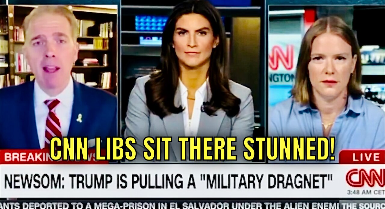 CNN Hosts can do NOTHING but sit and Listen to Scott Jennings give them ...