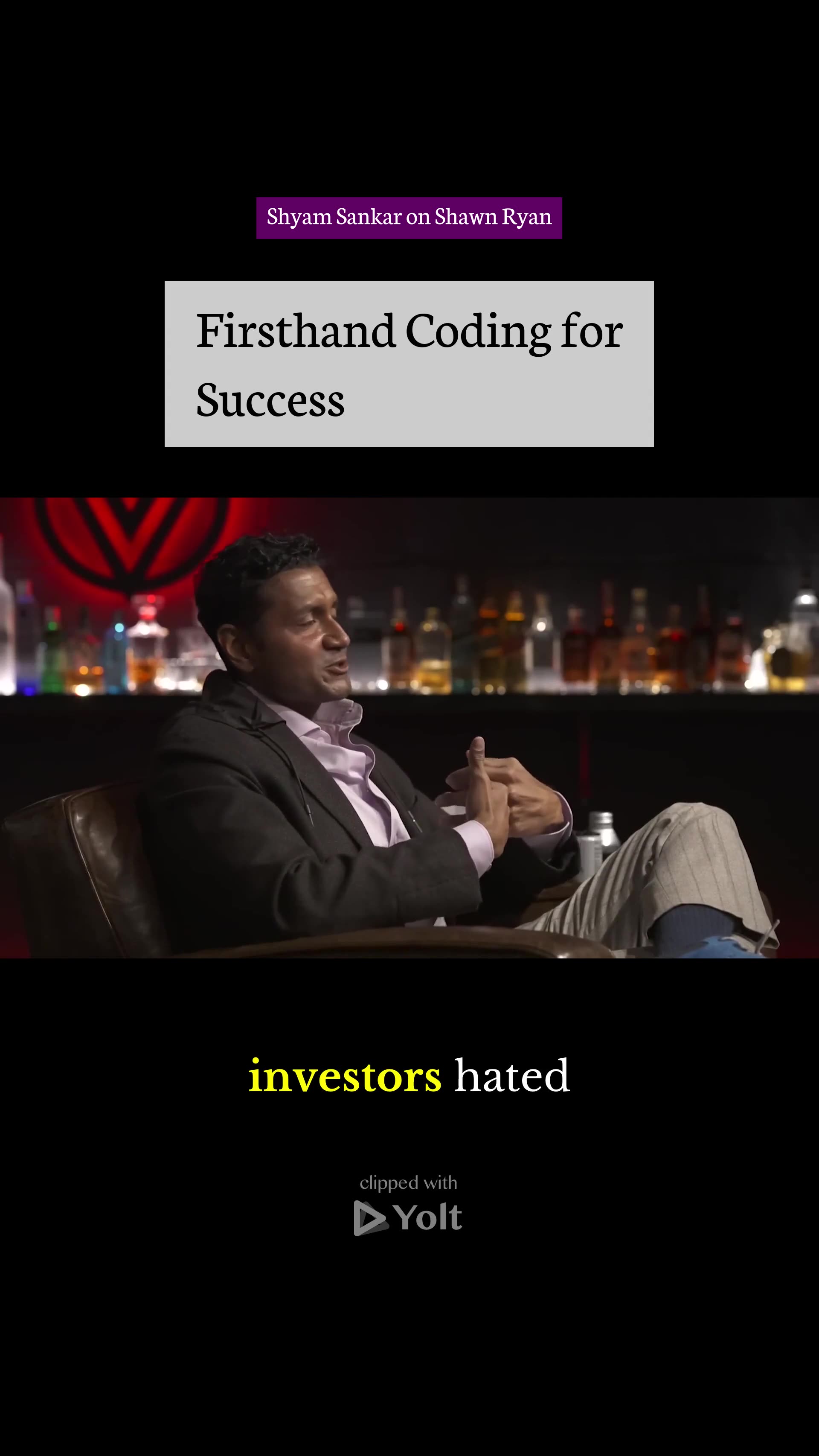 Firsthand Coding: Palantir's Secret Weapon - Shyam Sankar on Shawn Ryan #palantir