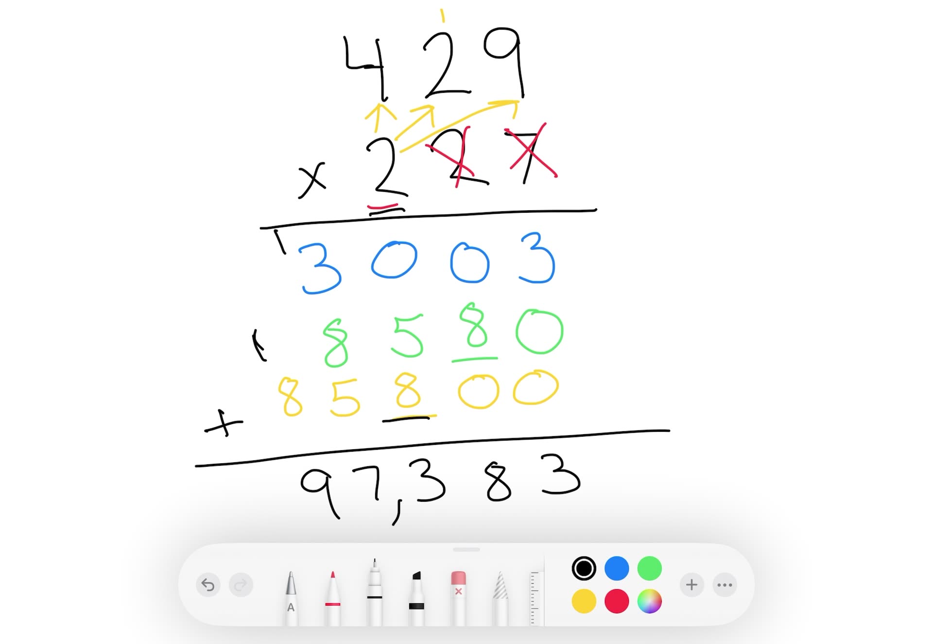 Multiplying Using Standard Algorithm Part 2 Multi Digit