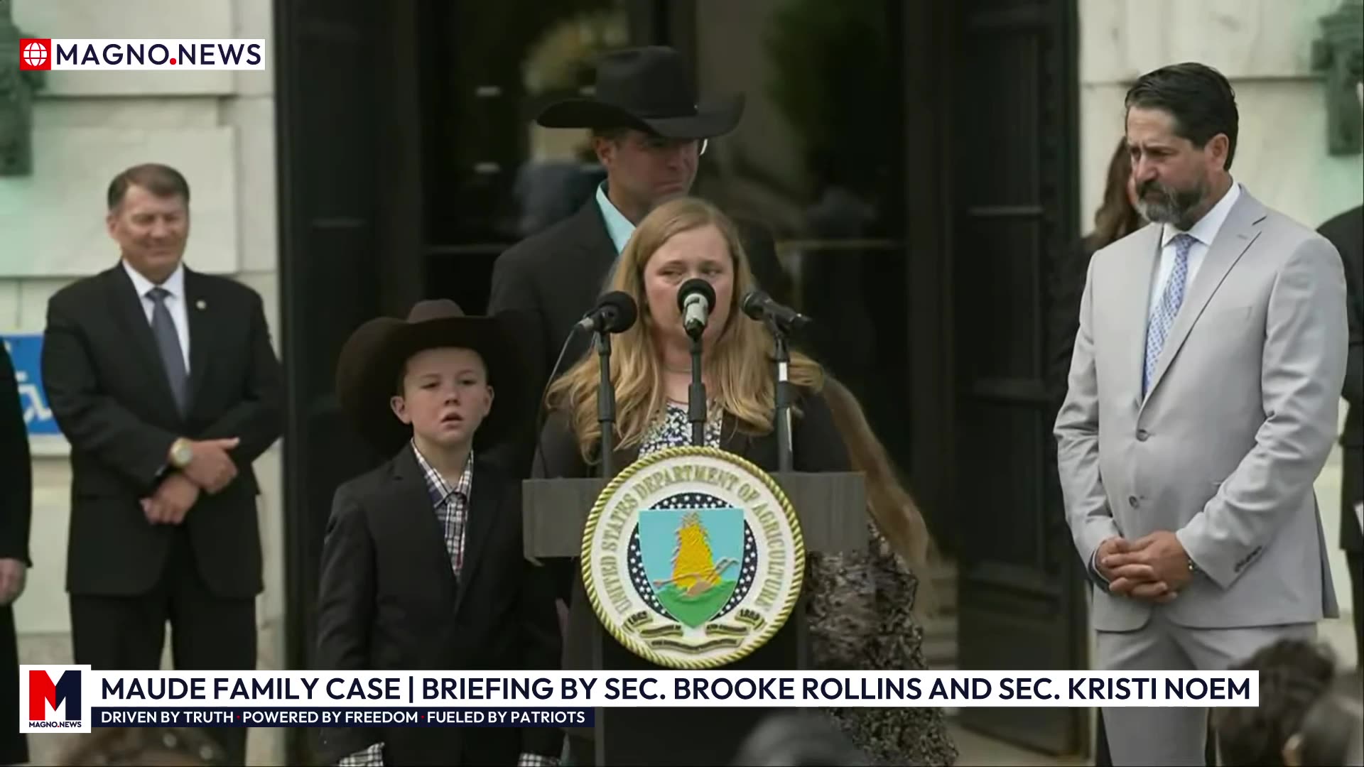 Maude Family Case | Briefing by Secretary Broke Rollins and Secretary ...