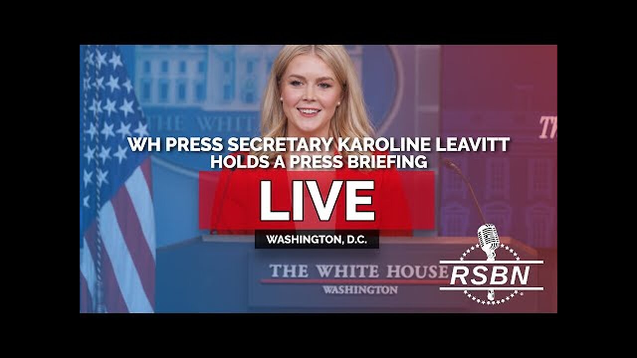Live Replay White House Press Secretary Karoline Leavitt Holds A Press
