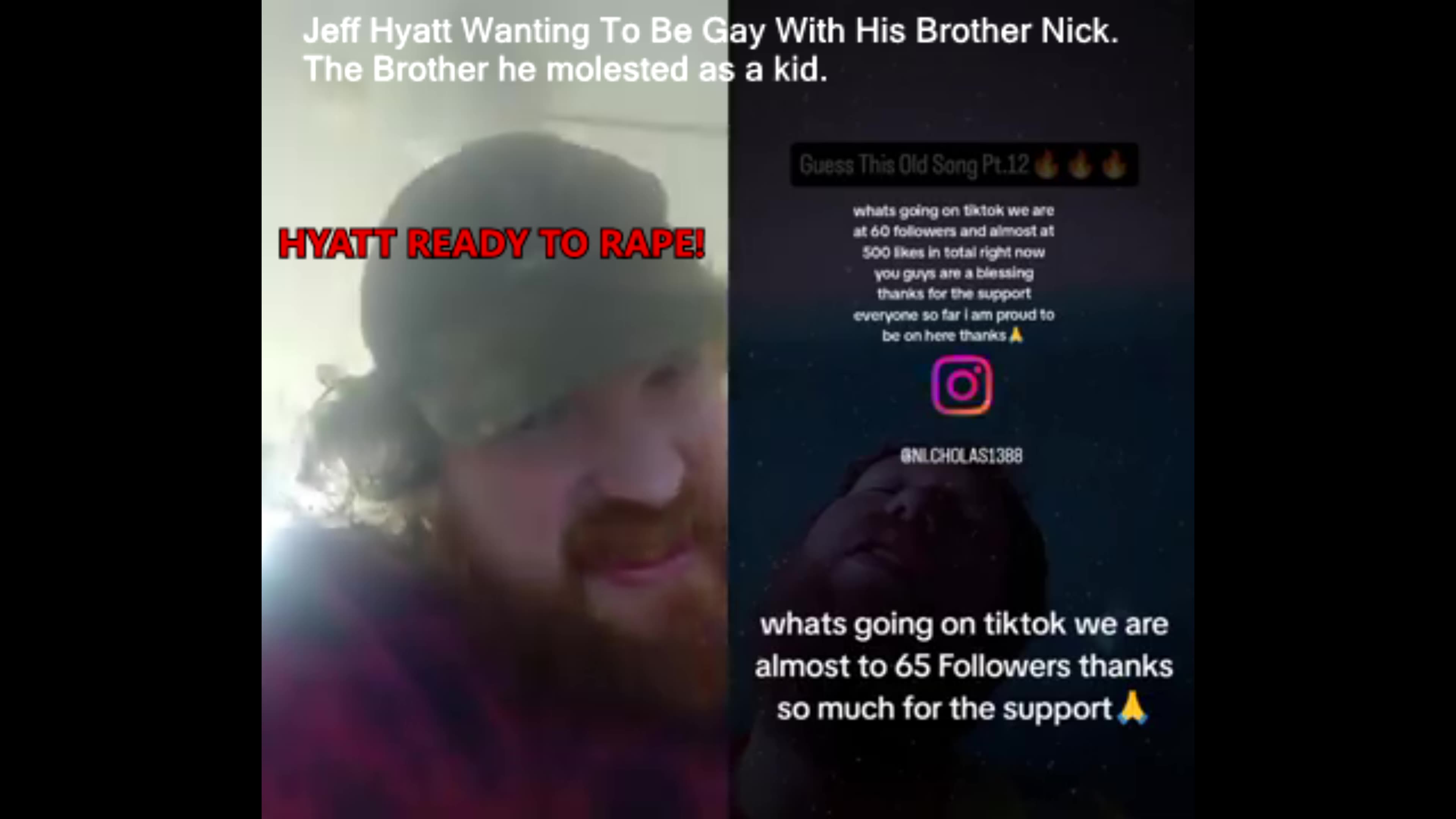 Jeff Hyatt AKA HyattAmerica Singing A Love Song With His Brother He ...