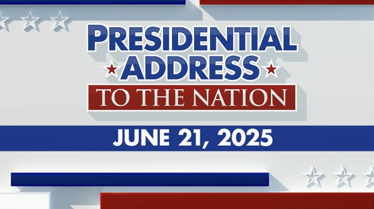 PRESIDENTIAL ADDRESS To The NATION (06/21/25) BREAKING NEWS