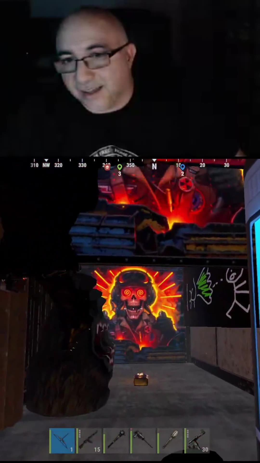 React Shocked, They Died, I Lived! Rust Bomb Funny Moment