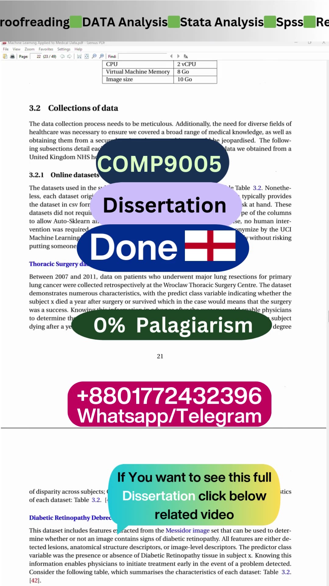 Client Work (Dissertation) COMP9005 How Machine Learning is Transforming Medical Diagnosis