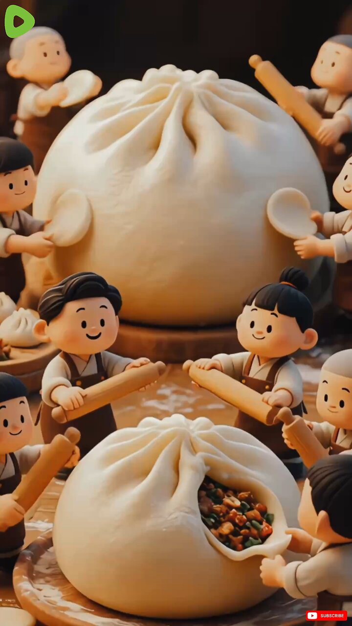 Kids making Momos🤑#kids #ai #funny #food