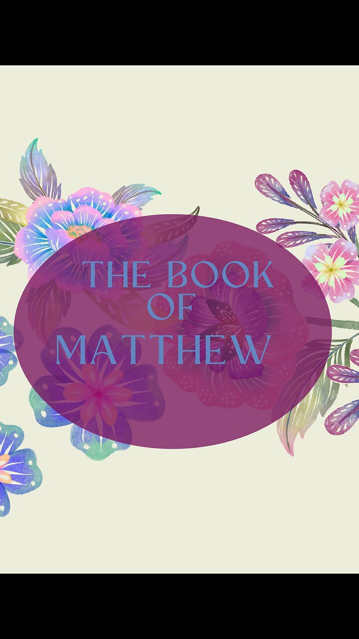 A Reading Of The Book Of Matthew Ch 5