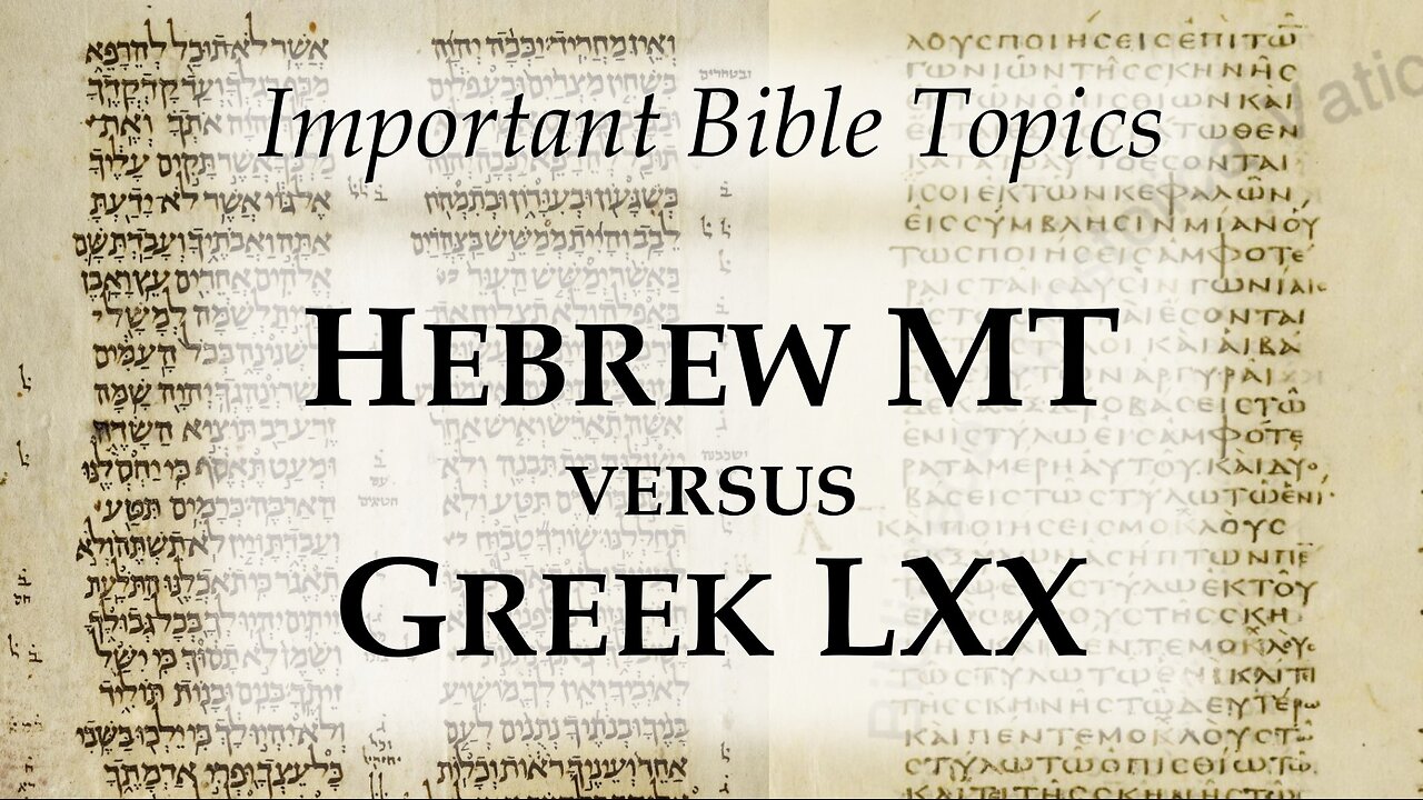 Hebrew Bible vs. Greek Bible - Numbers (Amounts) in the LXX