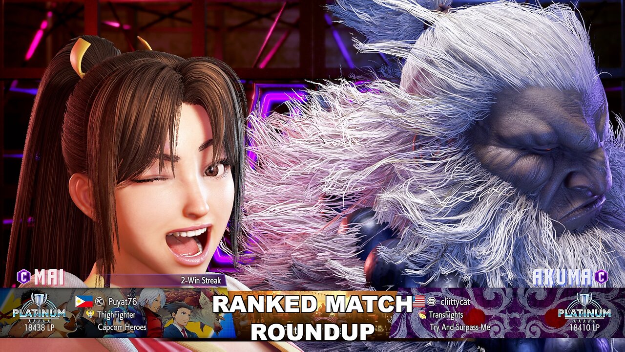 Kuya Kalbo SF6 Ranked Match Roundup. Mai Platinum Rank [Hori Fight Stick]