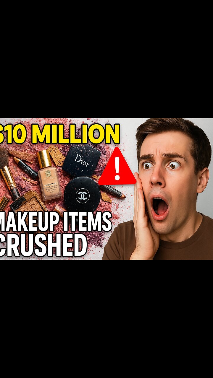 💄$10 MILLION Makeup DESTROYED 😱 | Shocking Crush Test!
