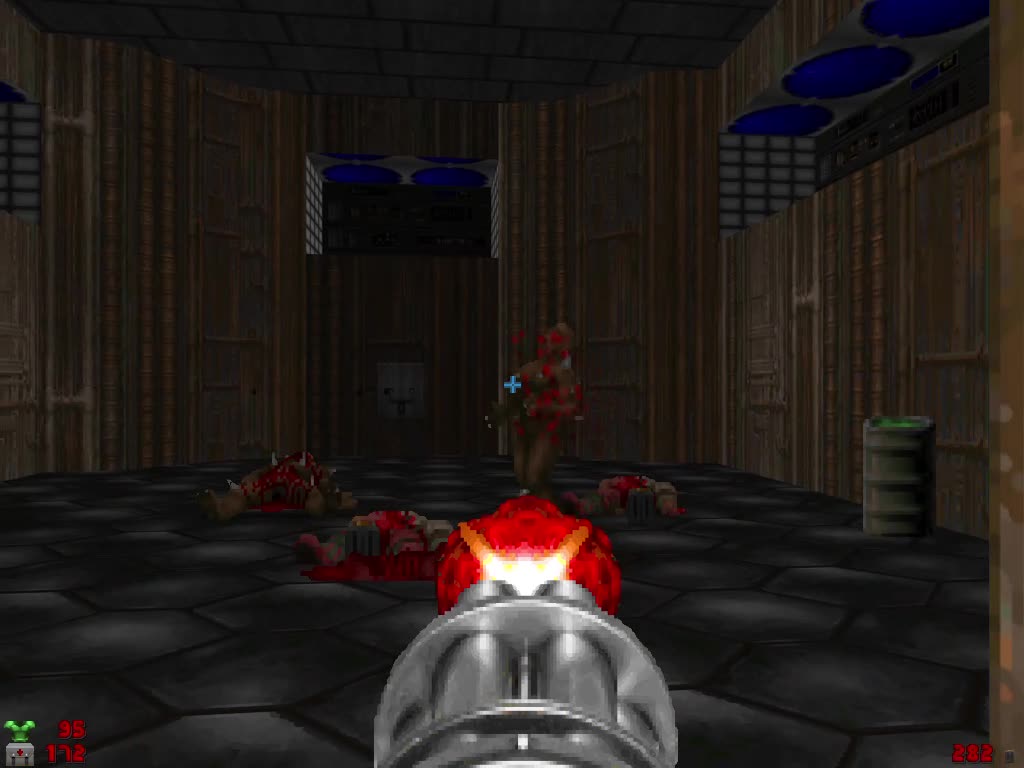 Doom Episode 1 in one map, gameplay style 1993, DoomOne