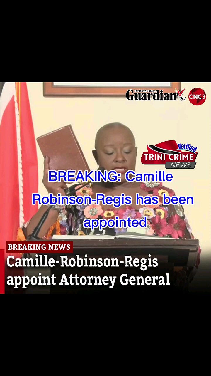 BREAKING: Camille Robinson-Regis has been appointed Attorney General of ...