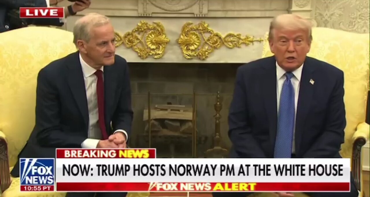 President Trump Hosts Norway Prime Minister at the White House