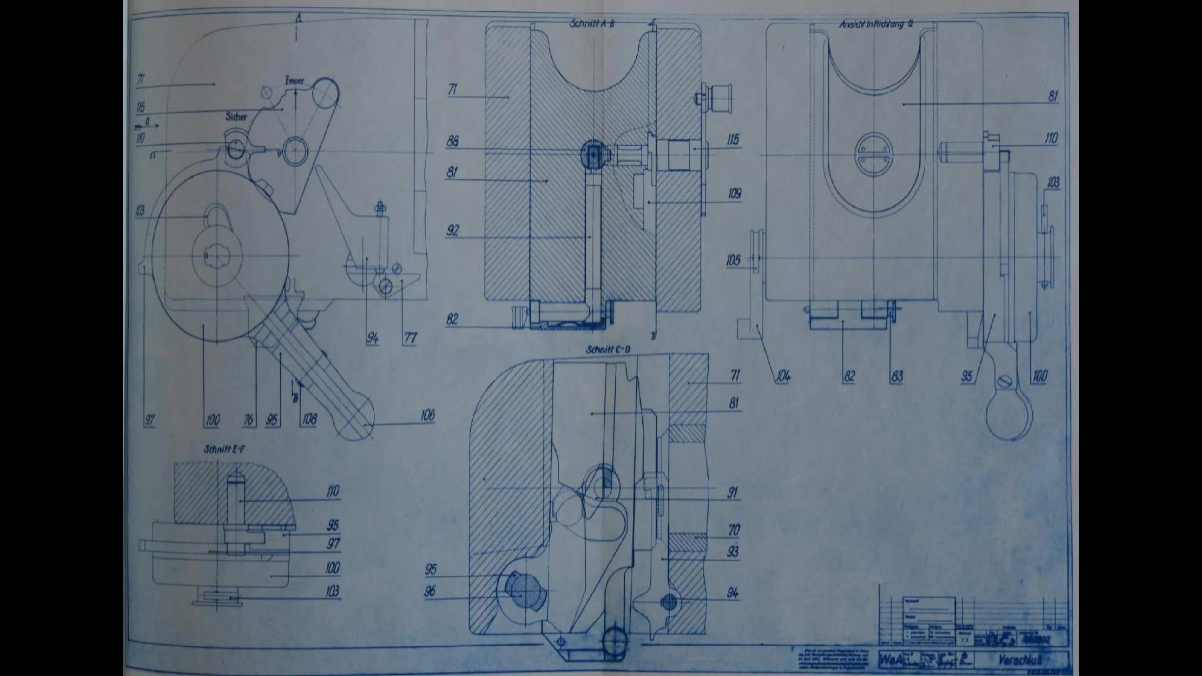 Panzer IV Tank from Germany WW2, Original and Authentic blueprints.