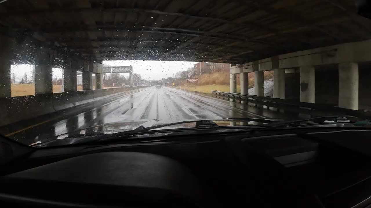 Driving Through Dead Man's Curve in Cleveland, Ohio | Winter Driving ...