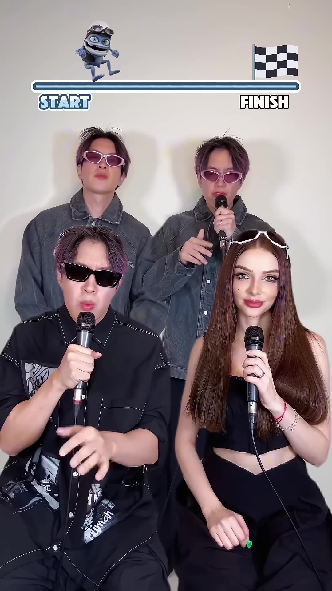 Crazy frog helium challenge part 1