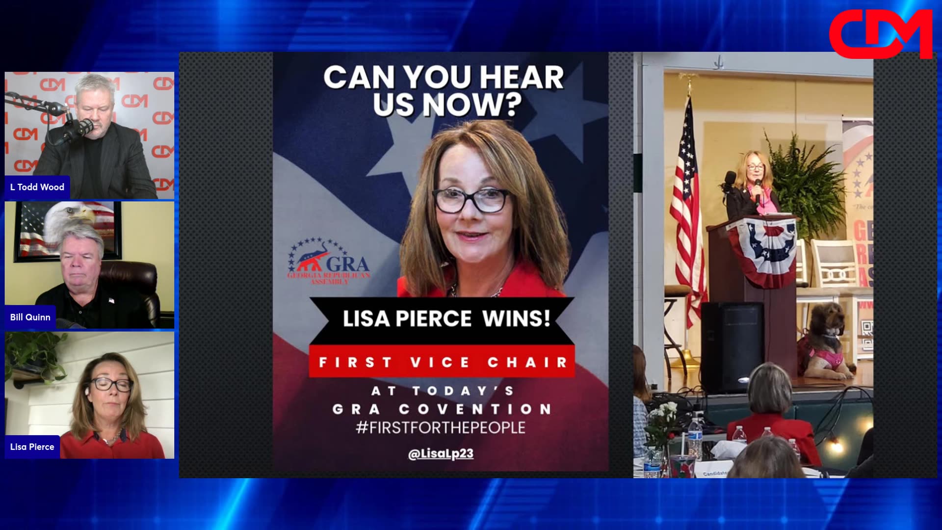 The Georgia Show! Lisa Pierce, Norine Cantor, Brian K. Pritchard w/ L ...