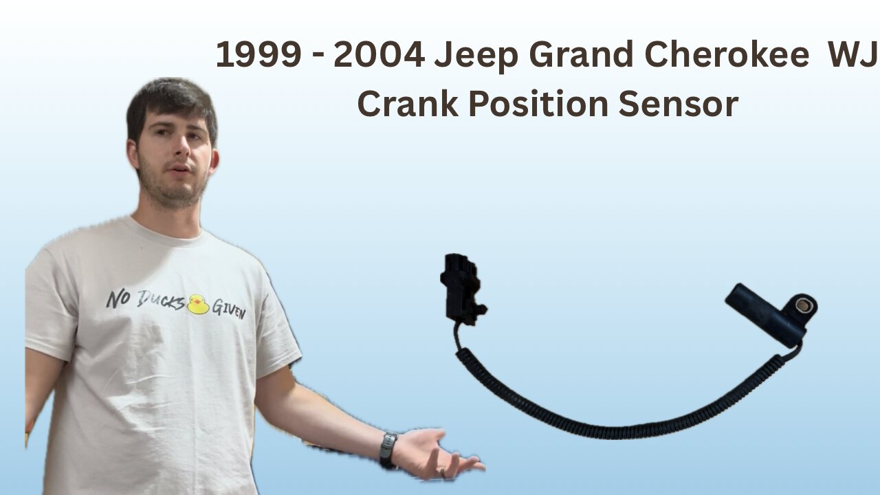 How to replace a crank position sensor on a 1999 - 2004 Jeep Grand Cherokee WJ