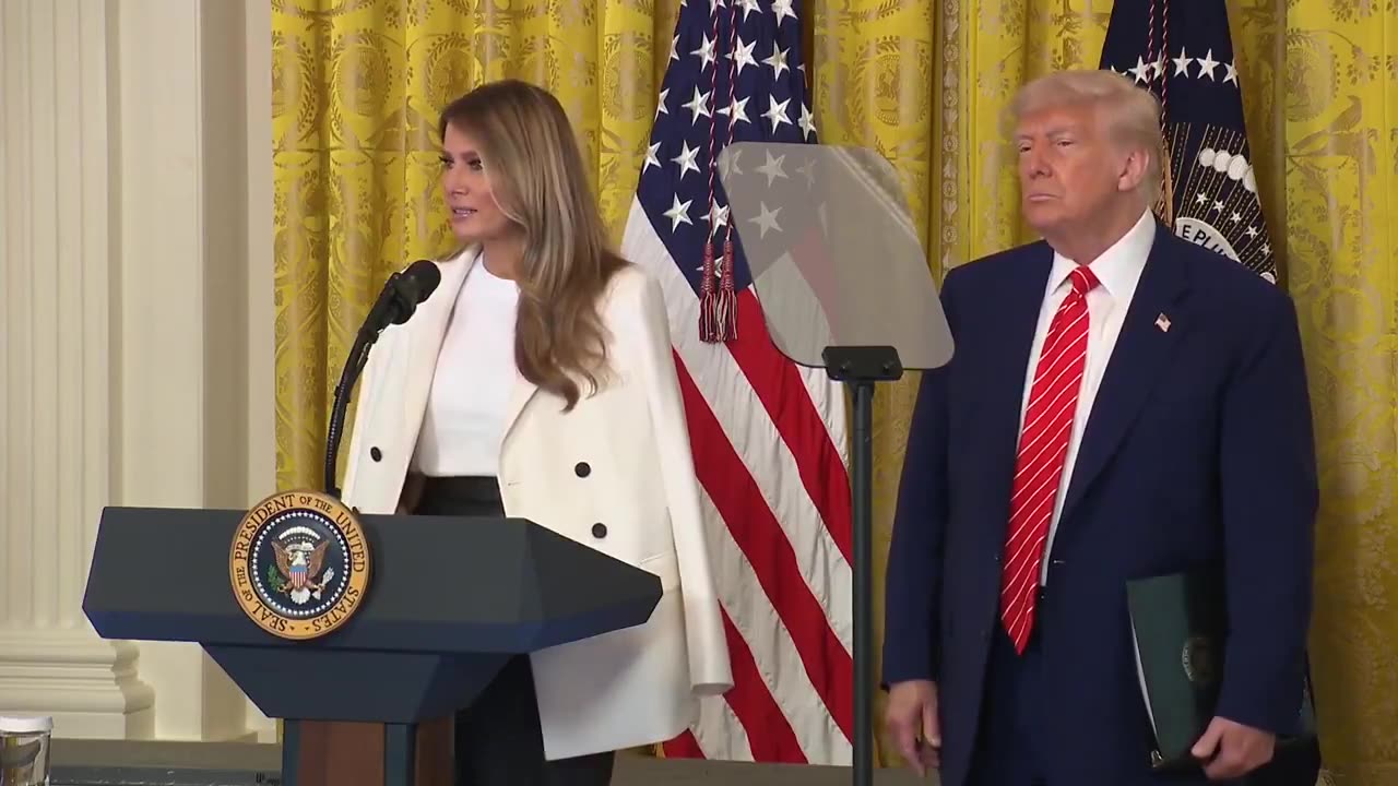 First Lady Melania Trump delivers speech honoring military mothers at ...