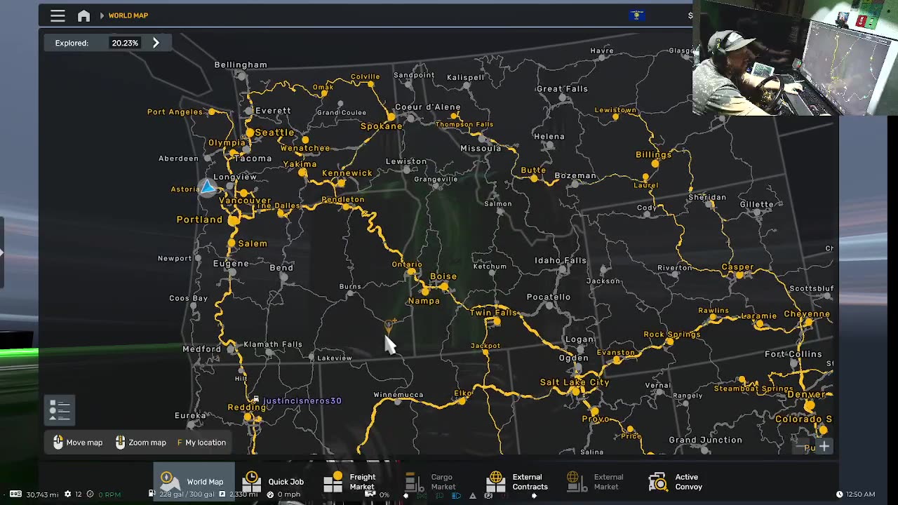 driving some miles in ATS