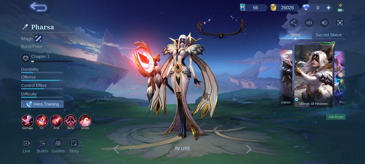 Mobile Legends - Pharsa Hero Mage The Perfect Savage Gameplay