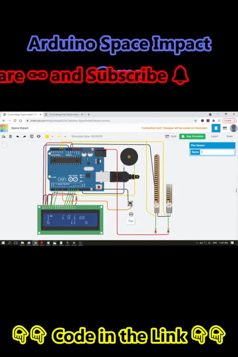 #Space Impact #Game on #Arduino With #Tinkercad #AeroArduino