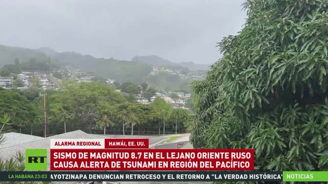 Alertas de tsunami tras sismo de magnitud 8,8 frente a la península rusa de Kamchatka